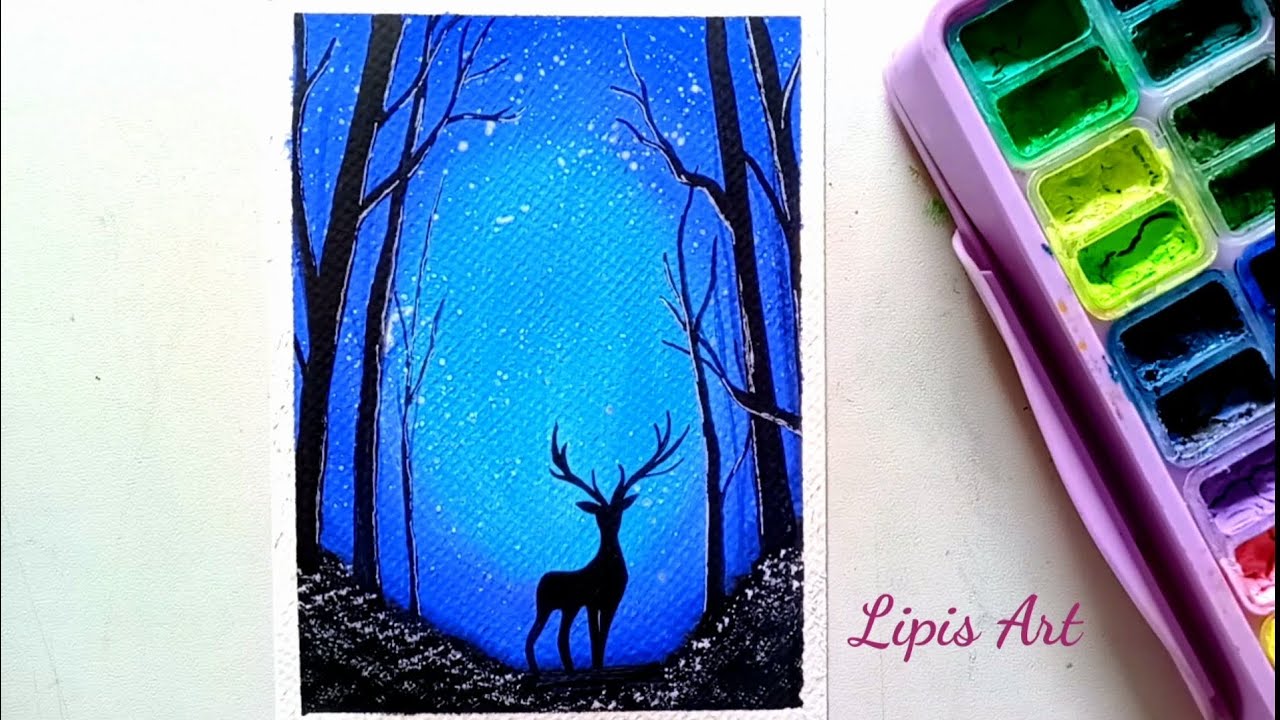 Easy and beautiful painting ||Super easy painting tutorial for ...