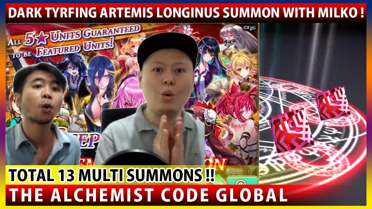 Dark Tyrfing Artemis Longinus Rare Summon Total 13 Multi Pulls With ...