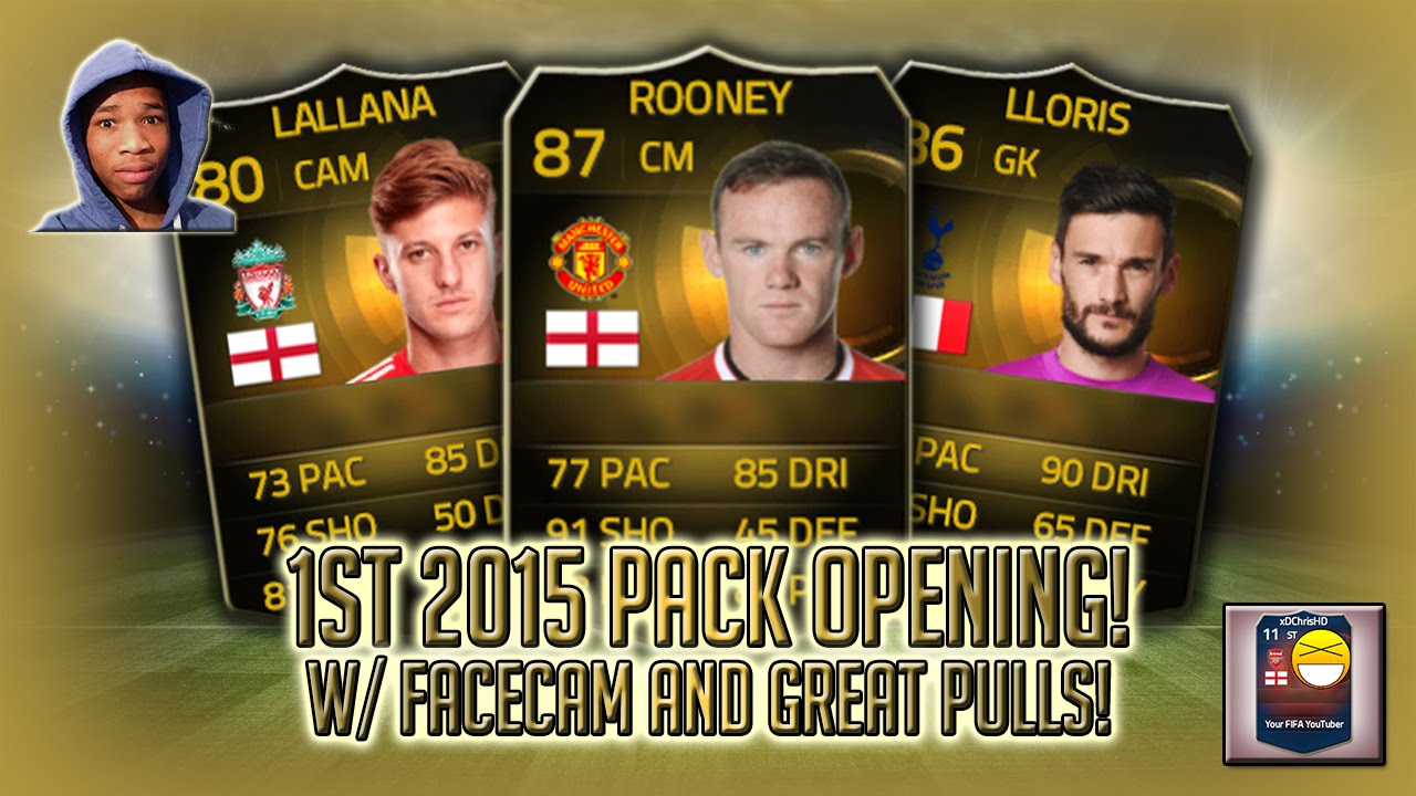 FIFA 15 iOS | 1st Pack Opening of 2015 w/FaceCam + 87 Rated Pulls - YouTube