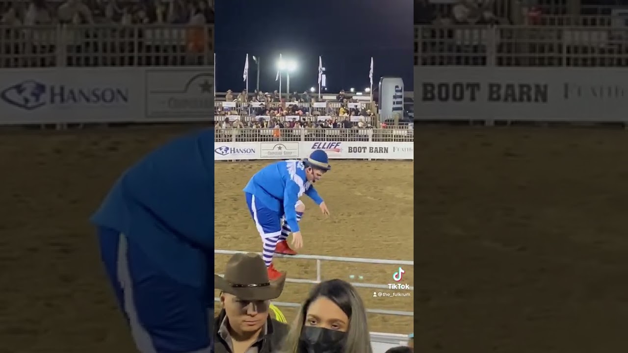 Rodeo Clown fail - YouTube