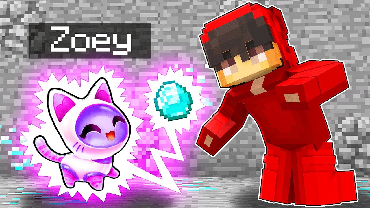 Playing Minecraft as a HELPFUL Robot Kitten! - YouTube