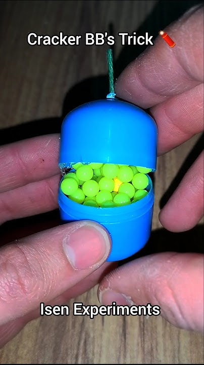 DIY Airsoft BBs Cracker Trick #experiment #firecrackers #fireworks #crackers #lifehack - YouTube