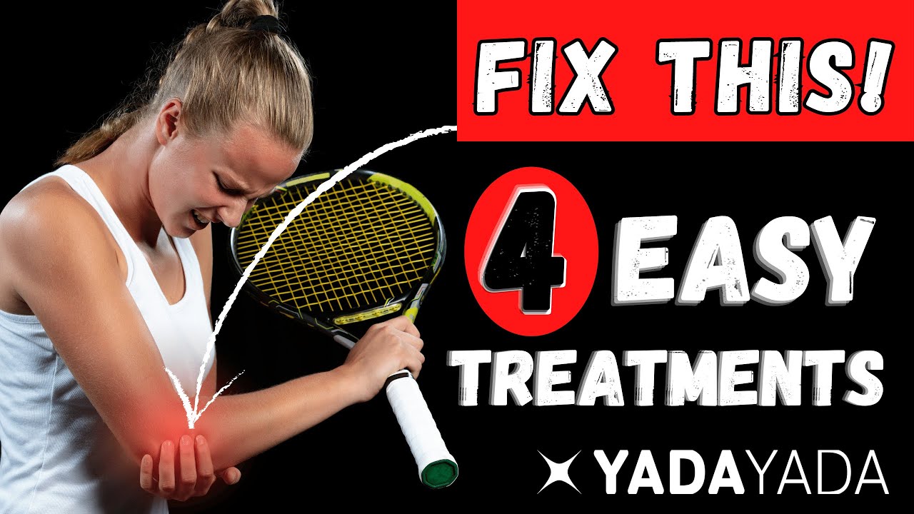 Tennis elbow pain. Learn how to tendon scrape with the "Devil's" butter ...
