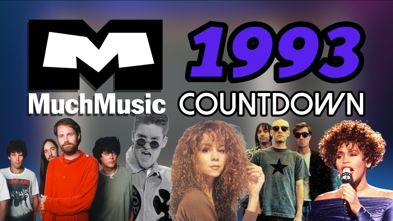 All the Songs from the 1993 MuchMusic Countdown - YouTube