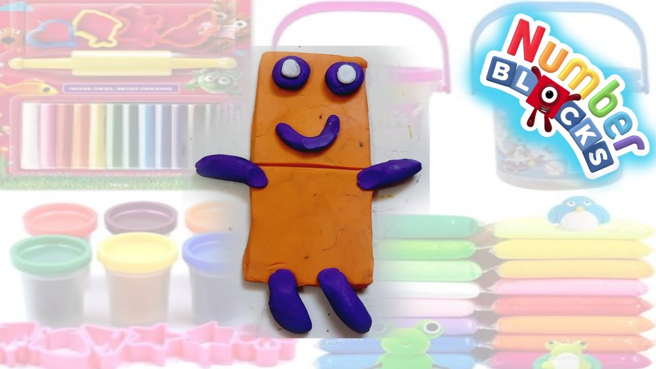Number blocks | Play dough activities for kids | clay activities for ...