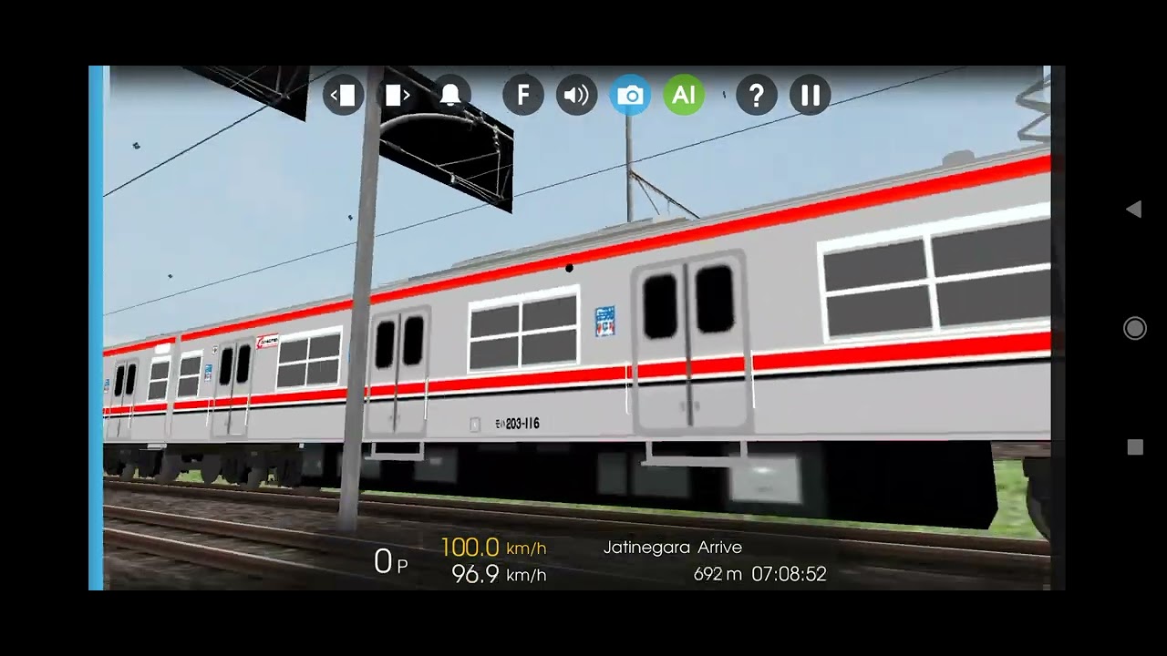 Hunting KRL JR 203-106 NL Di stasiun pondok jati #jr203 #keretaapi # ...