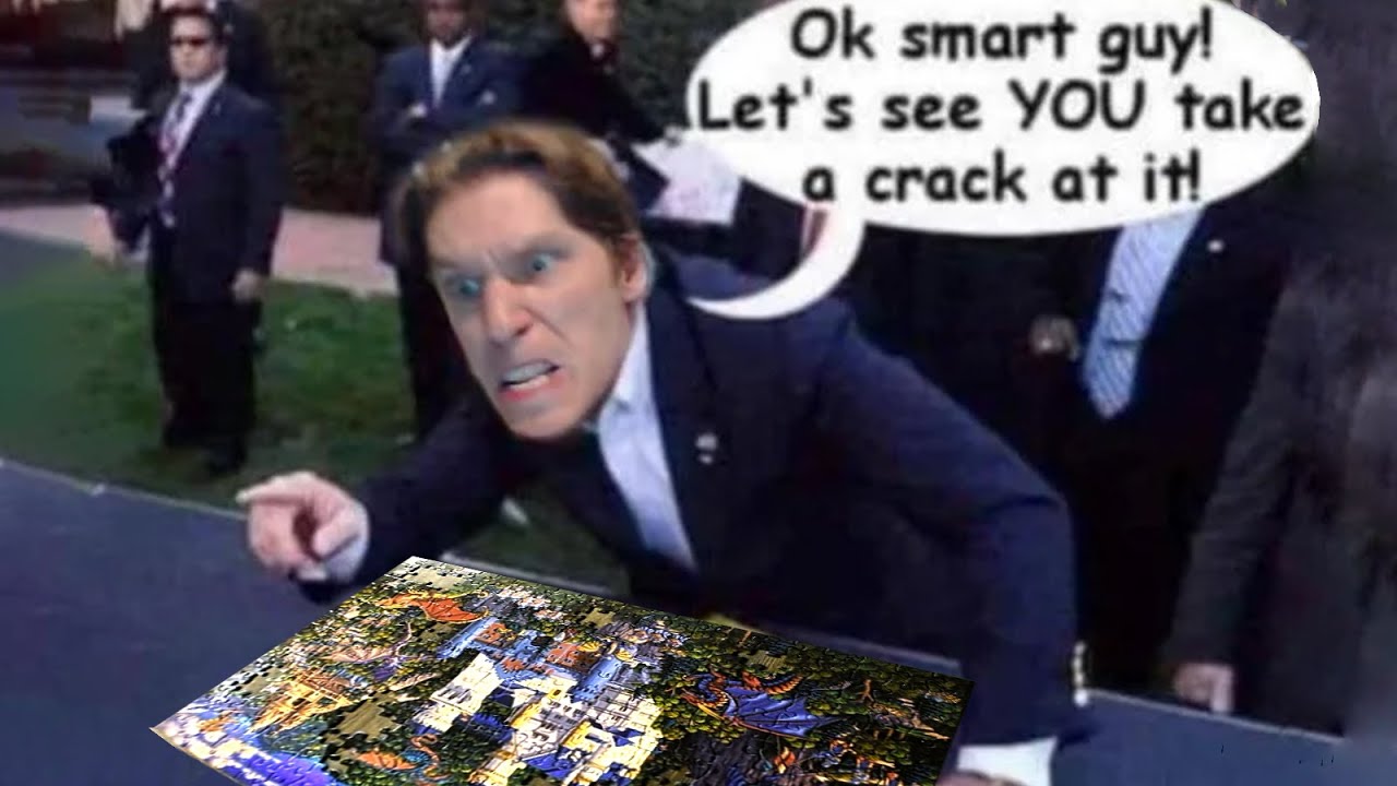 Bush Complainer - Jerma 300 Piece Puzzle Stream Edit - YouTube