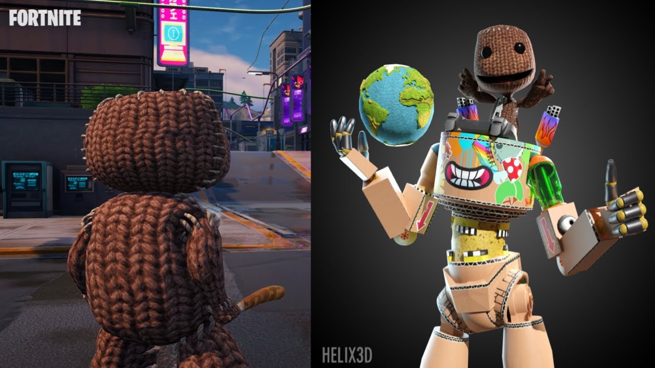 Fortnite x Sackboy - YouTube