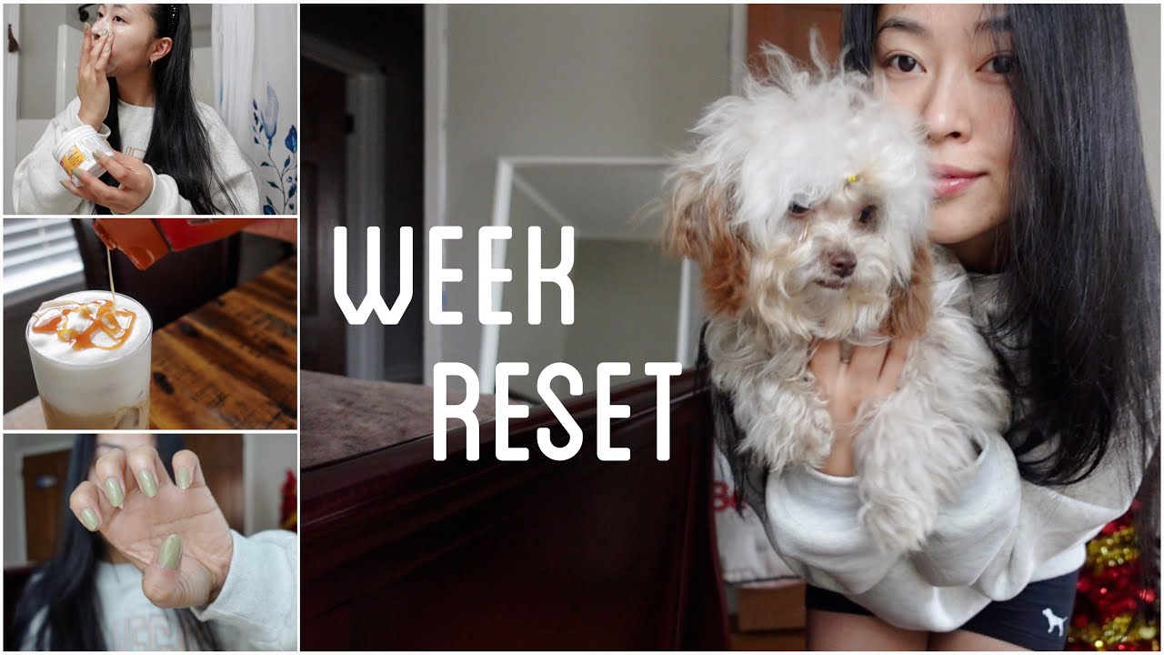 Week Reset Routine | Self-care, Studying, Cleaning, and Relaxing - YouTube