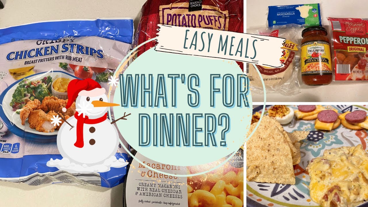 3 SUPER QUICK & EASY MEALS | WHAT'S FOR DINNER? | TOASTED MARSHMALLOW ...