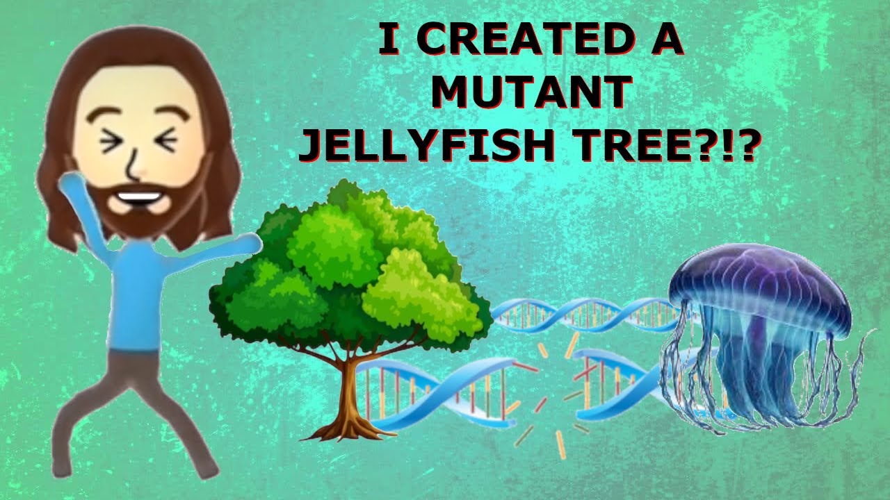 I MUTATED A JELLYFISH WITH A TREE BODY (drawing) - YouTube