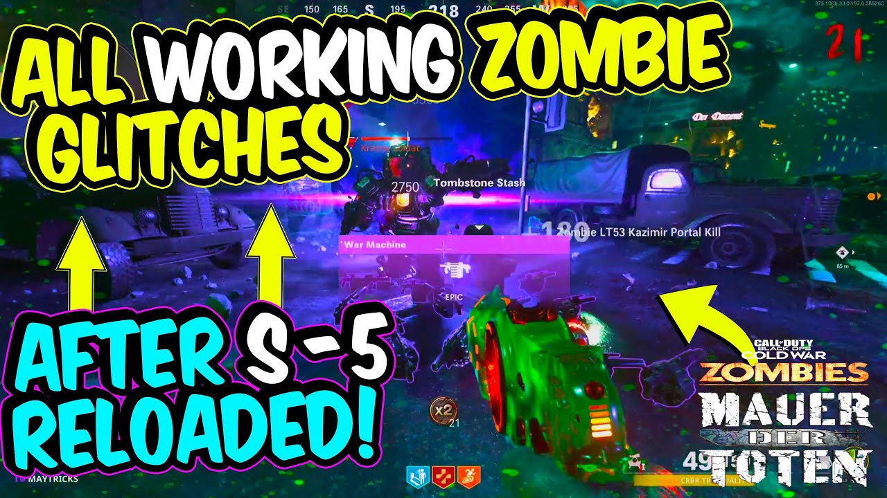 COD Zombie Glitches: ALL WORKING ZOMBIES Glitches After SEASON 5 ...