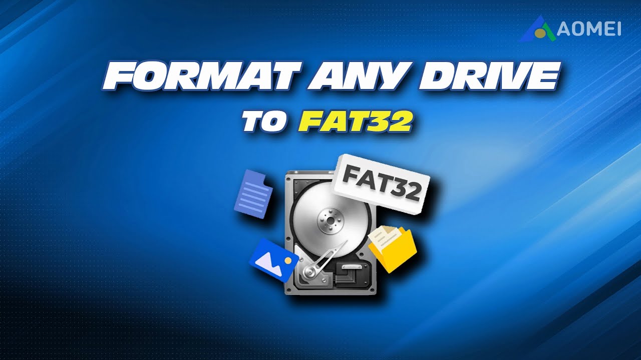 How to Format any drive as fat32 in Windows - YouTube