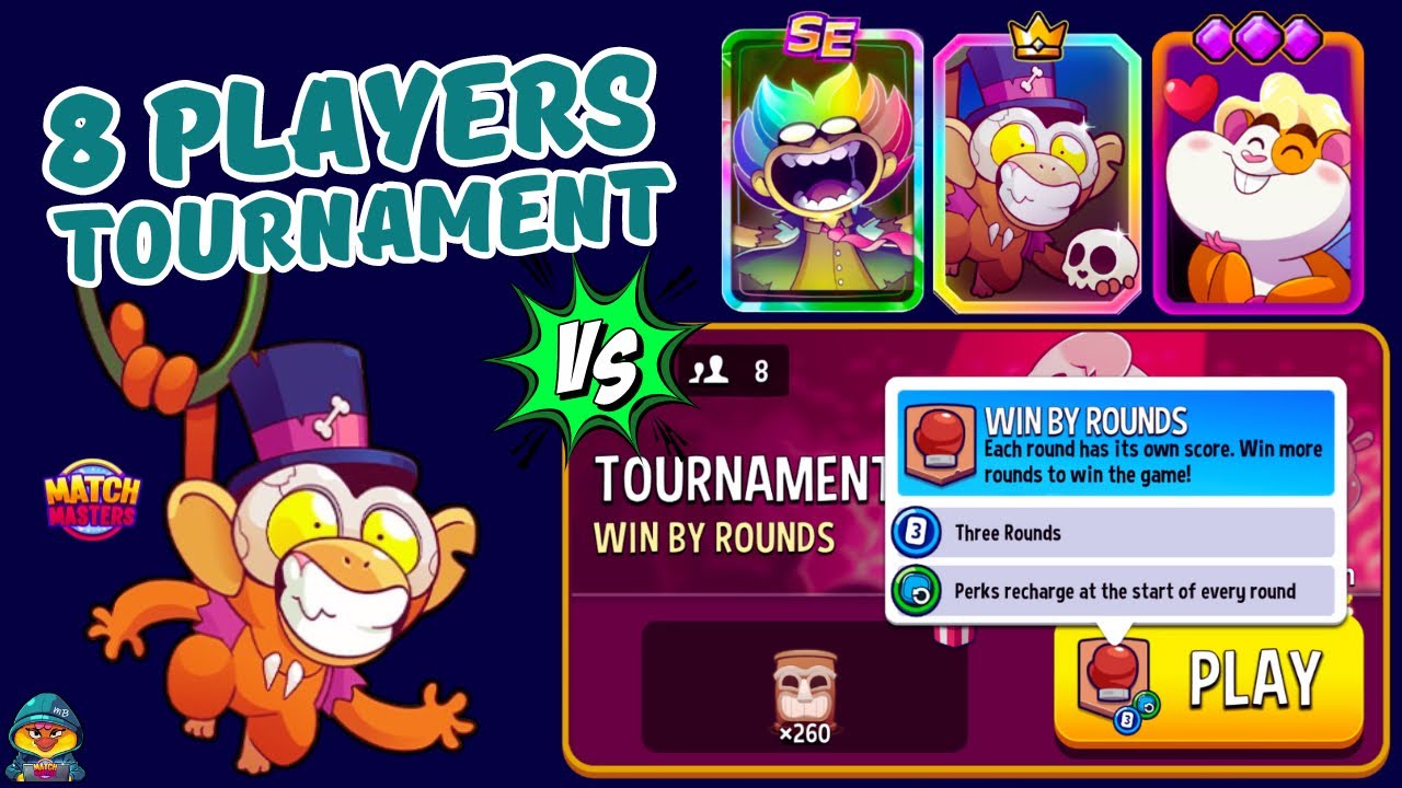 TOURNAMENT! 8 players Win By Rounds + Perks Recharge + Sprint | Match ...
