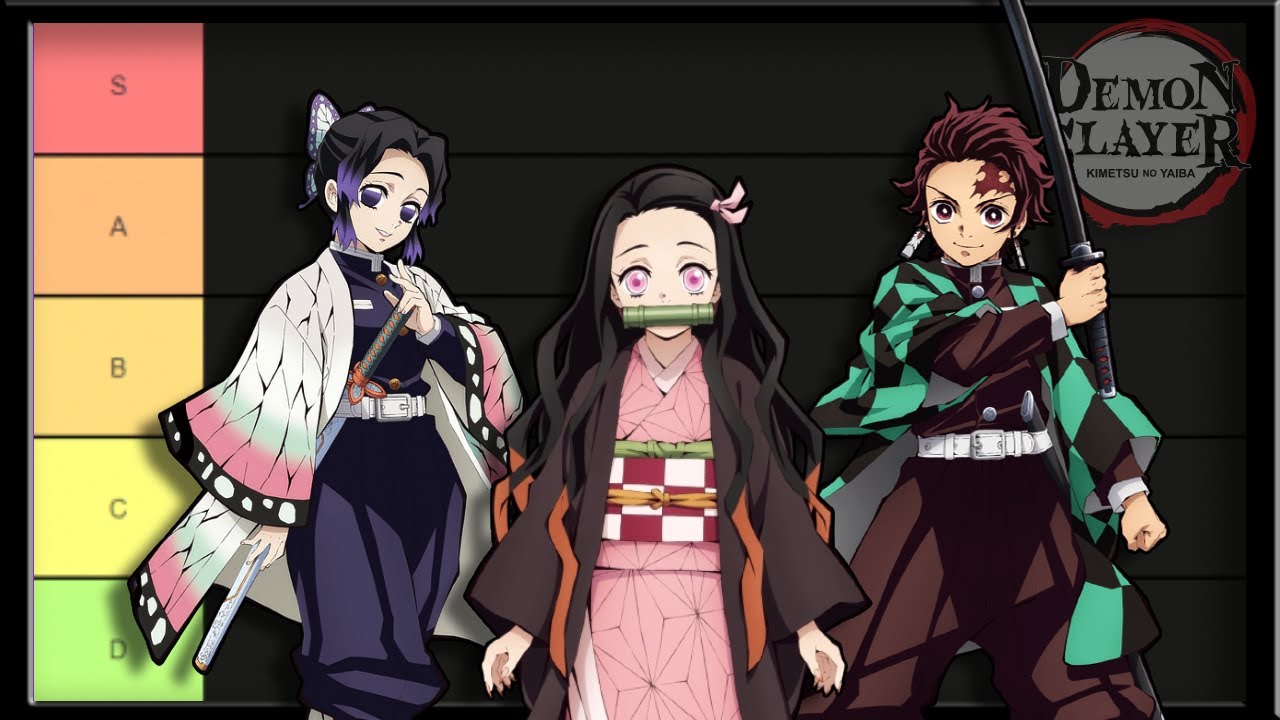 Top Demon Slayer Character Ranking - Tier List - YouTube