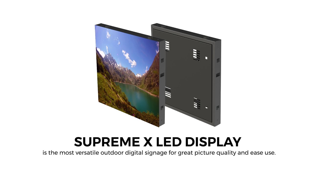 Osel Supreme-X LED Display is the most versatile outdoor digital ...