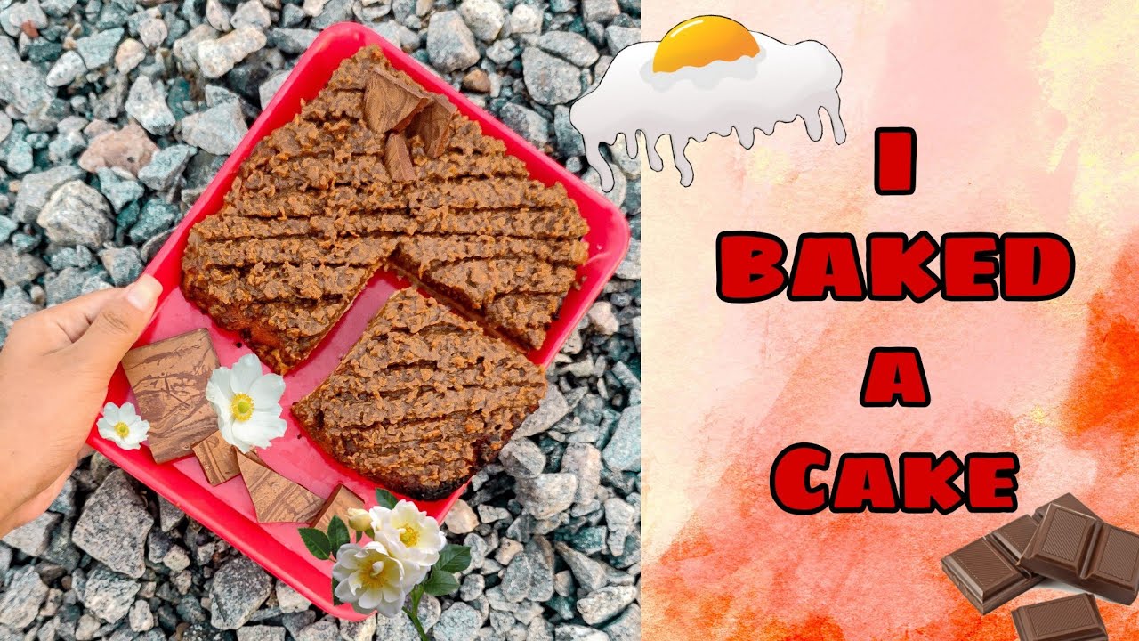 Baked a Cake with Minimum Kitchen Ingredients - YouTube