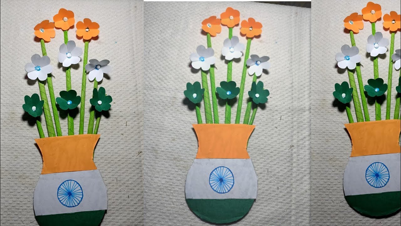 Independence Day Craft || Wall hanging independence day || Tricolour ...
