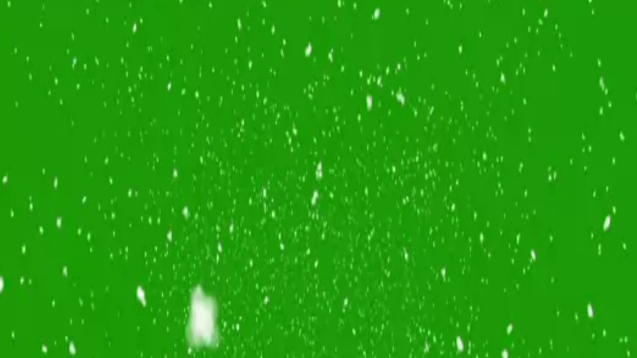 Snow Flakes Falling - 4K Green screen FREE high quality effects - YouTube