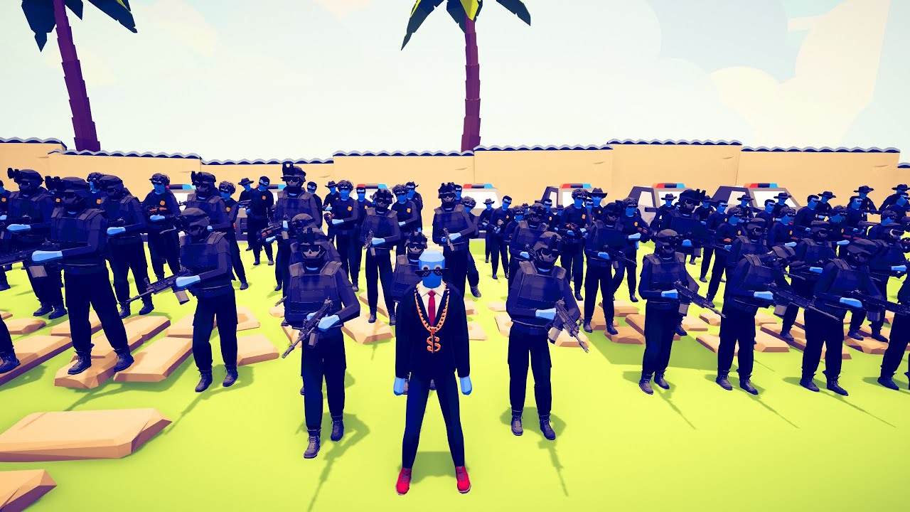 CAN 200x POLICE SAVE VIP ? - Totally Accurate Battle Simulator TABS ...