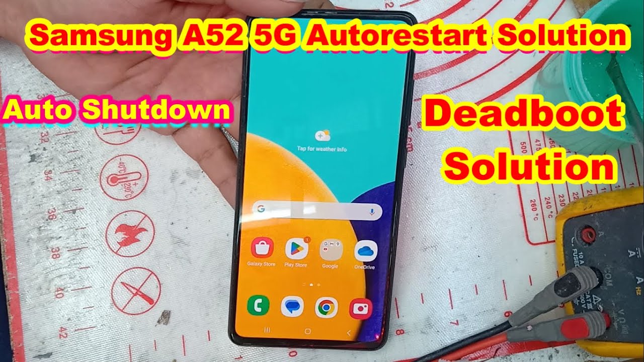 Samsung A52 5G Auto Restart And Deadboot Solution - YouTube