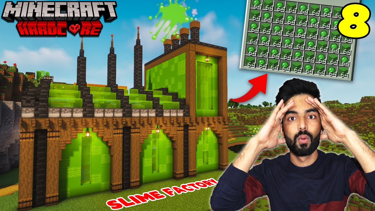 I Made an Slime Factory In Minecraft Hardcore (Hindi)🔥 - YouTube
