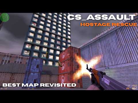 Counter-Strike 1.6 cs_assault ASMR (No Commentary) PC Gameplay | Nostalgic 1080p60 FHD