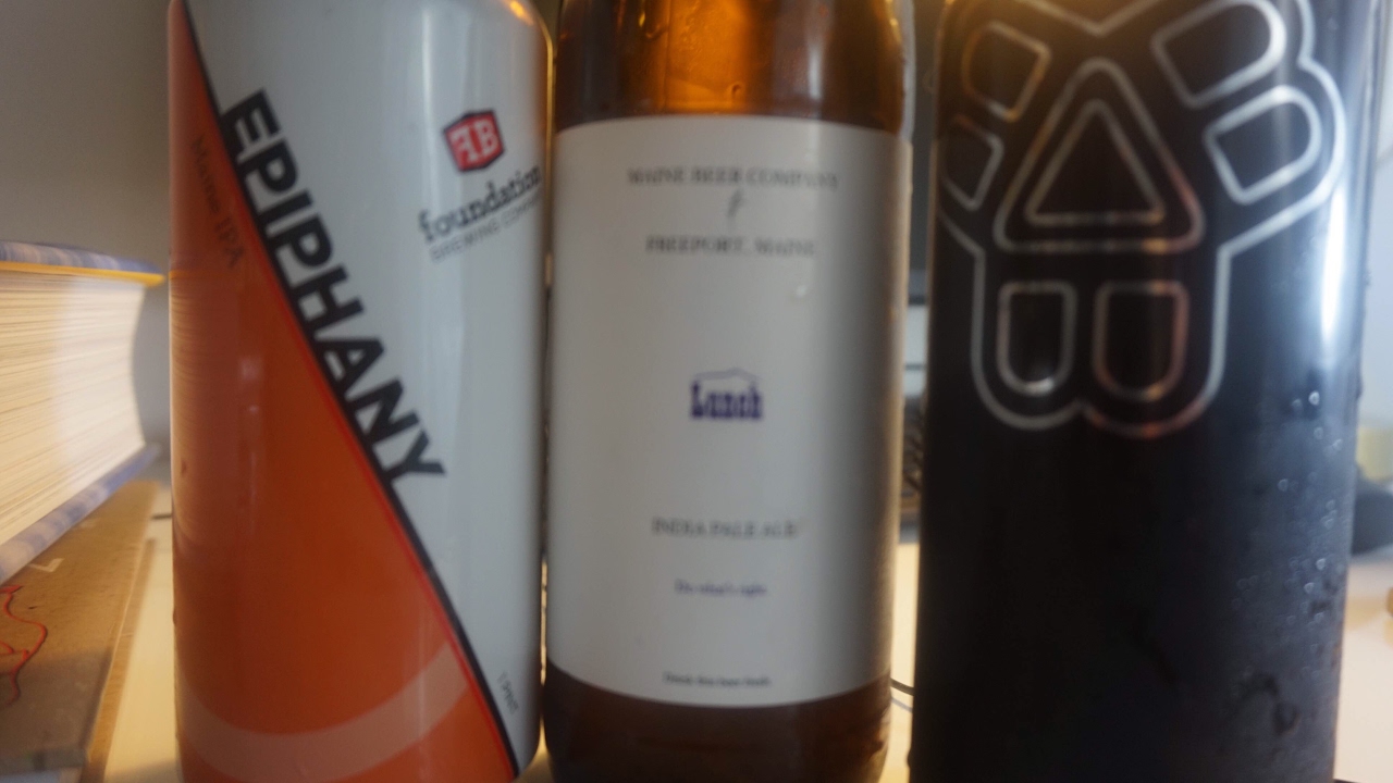 Review#64- Swish/Lunch/Epiphany (Maine Beer Talk) - YouTube