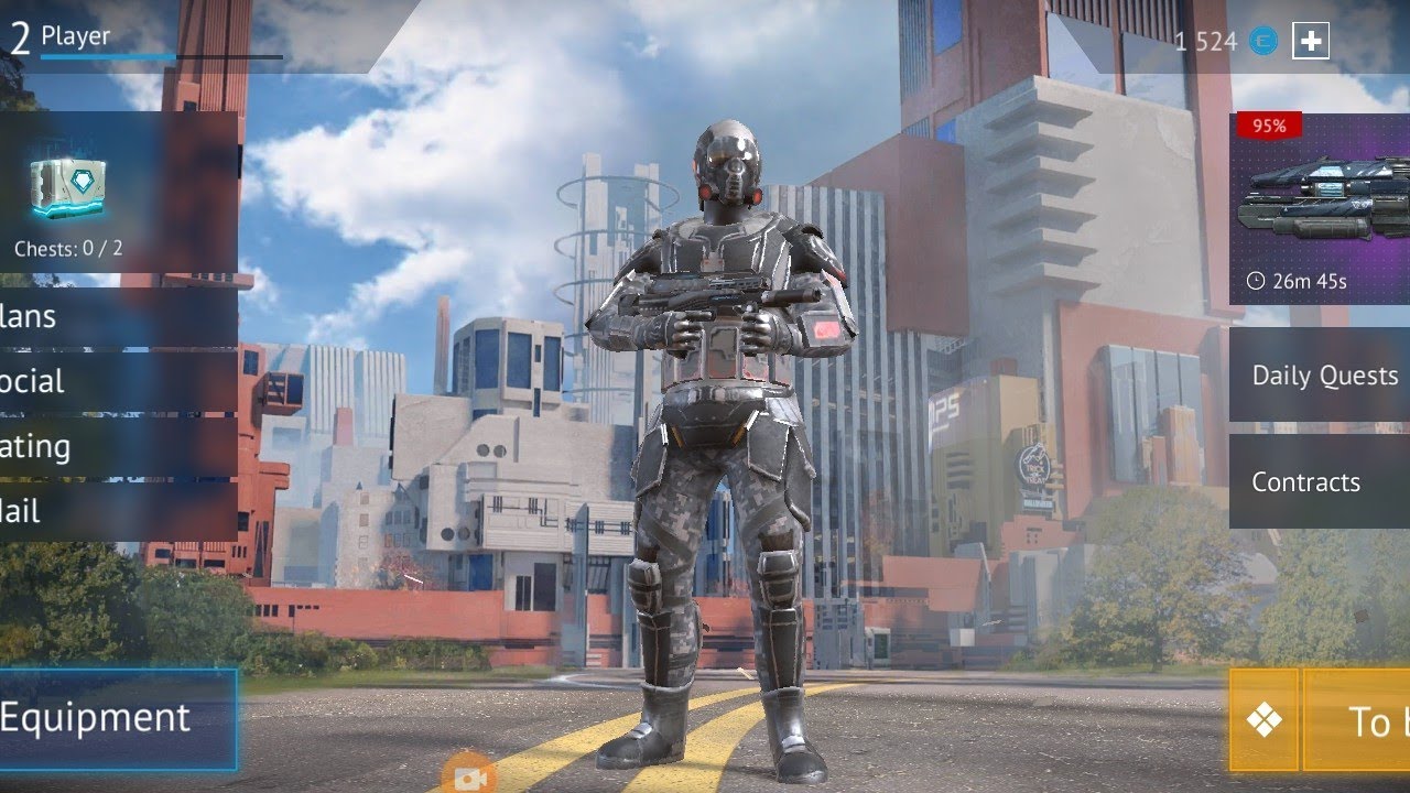 infinity ops cyberpunk shooter gameplay - YouTube