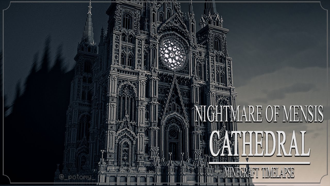 Minecraft Timelapse 🙘 Nightmare Of Mensis - YouTube