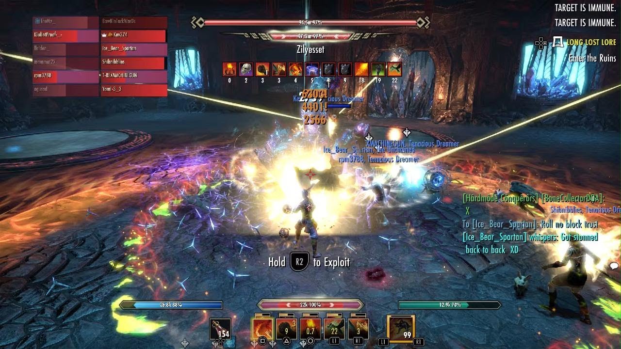 The Elder Scrolls Online | vLC-Hm 1st boss | ZenKosh Pov - YouTube