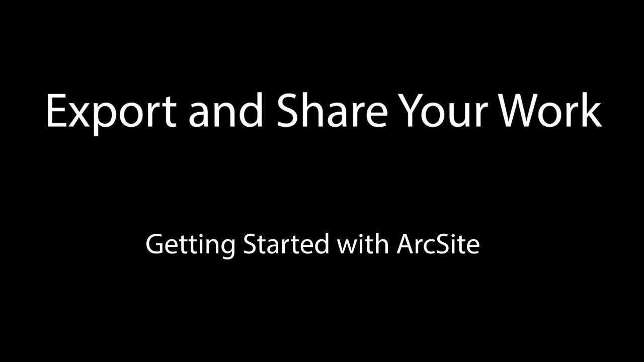 Options to Export and Share Your Work - YouTube