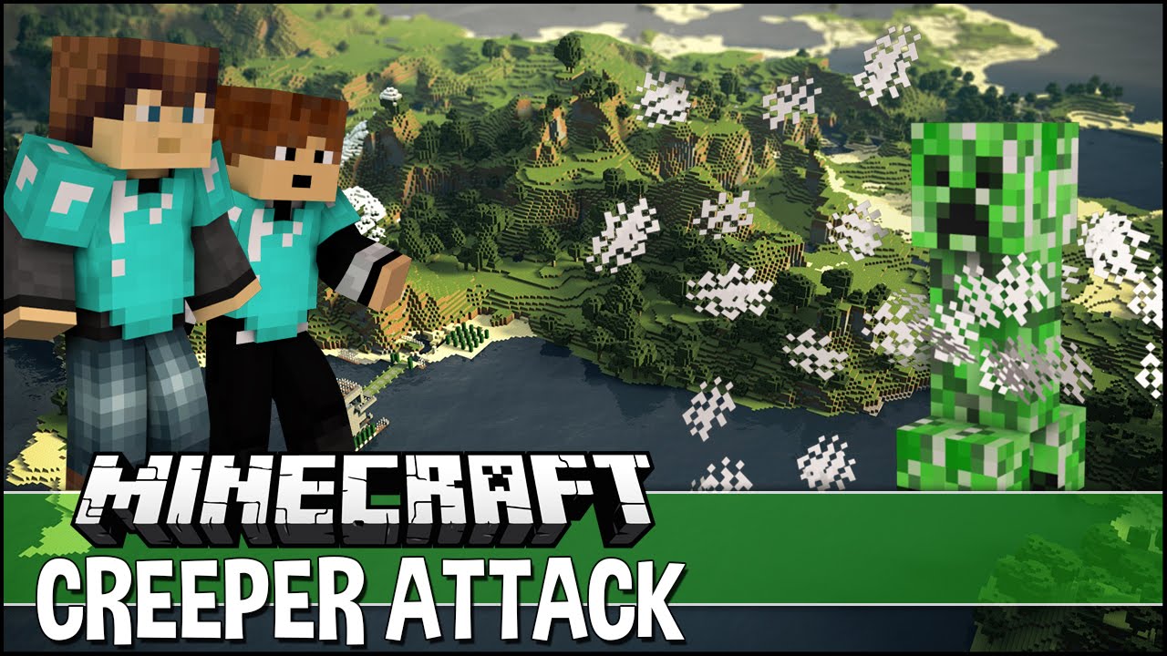 Minecraft Mini-Game - Creeper Attack sur Hypixel - YouTube