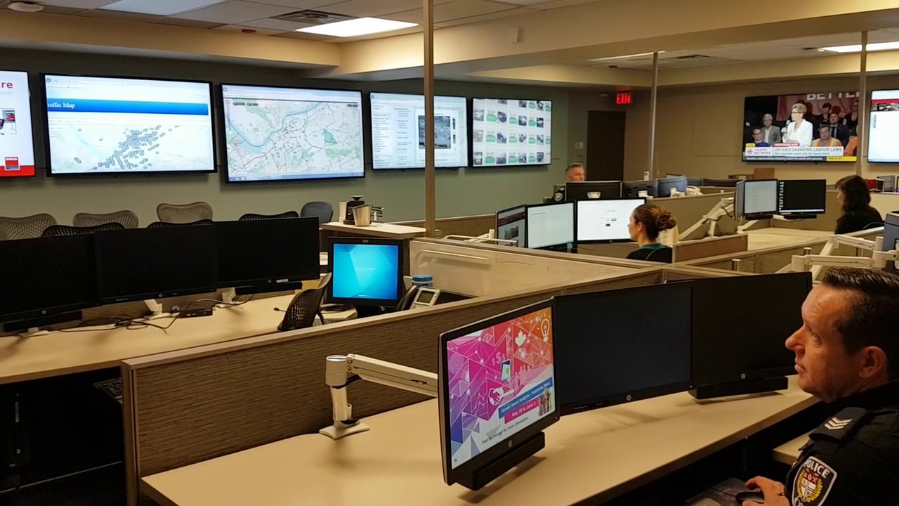 Ottawa Police Service strategic operations centre - YouTube