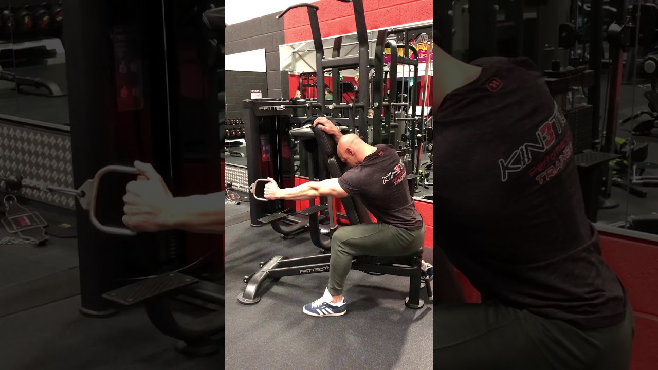 Single Arm Cable Row w/ Bench Support - YouTube
