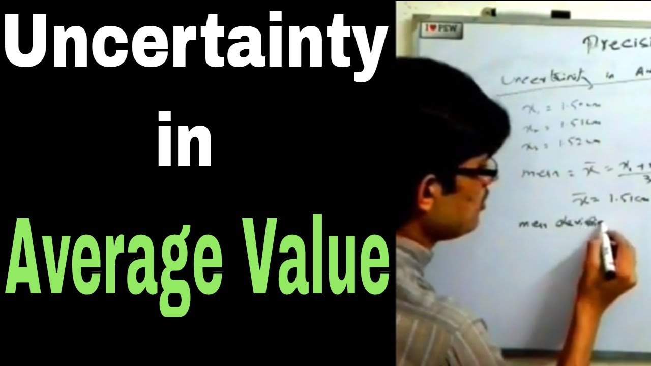 Uncertainty in Average Value || Physics || Engineering World || - YouTube