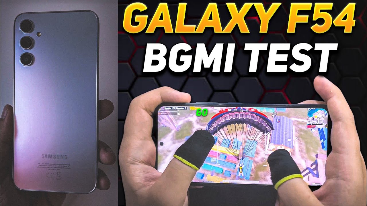 SAMSUNG GALAXY F54 5G BGMI TEST | GALAXY F54 5G GAMING TEST | EYNOS ...