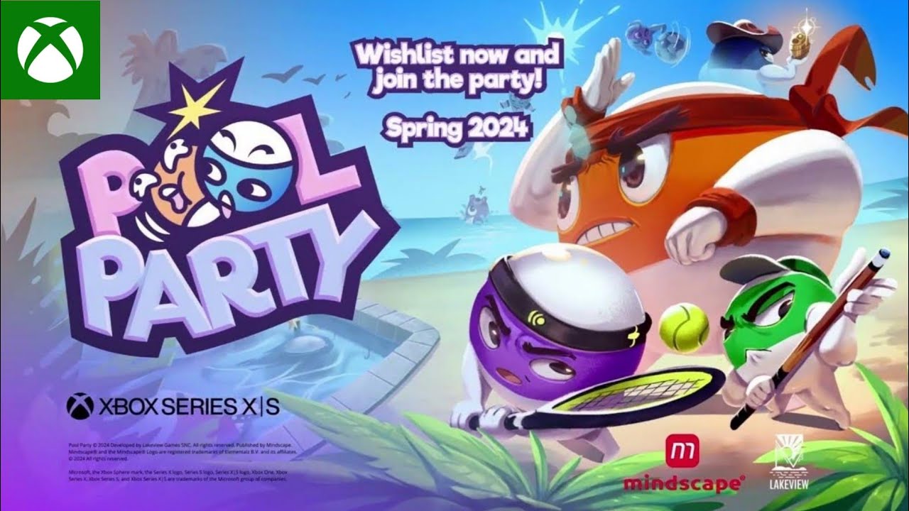 Pool Party - Announcement Trailer - Xbox Series x|s - YouTube