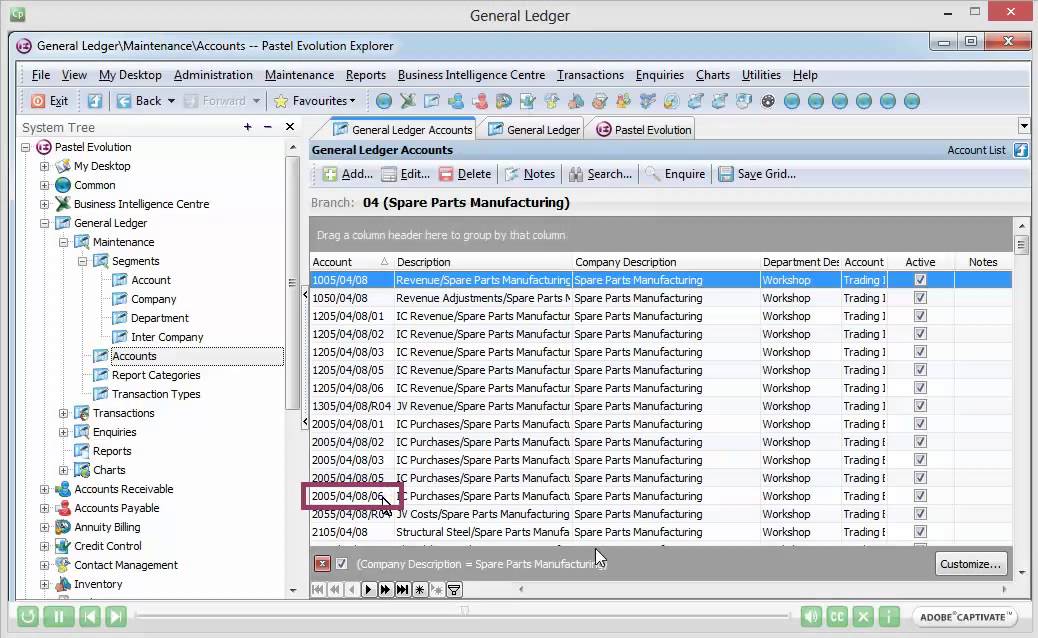 Sage Evolution General Ledger - YouTube