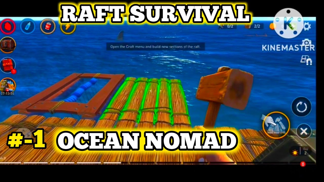 RAFT SURVIVAL-OCEAN NOMAD | ROCK SURVIVAL GAMEPLAY - YouTube