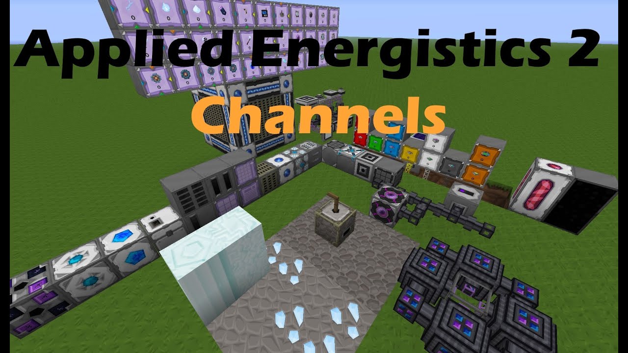 Minecraft: Applied Energistics 2 - Channels Tutorial - YouTube