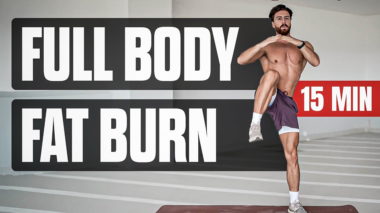 15 MIN FULL BODY FAT BURN WORKOUT | Rowan Row - YouTube