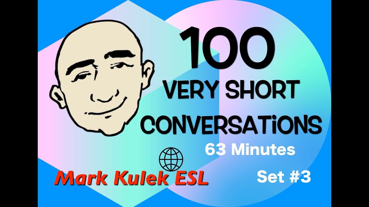 100 Very Short Conversations - English speaking practice #3 | Mark ...