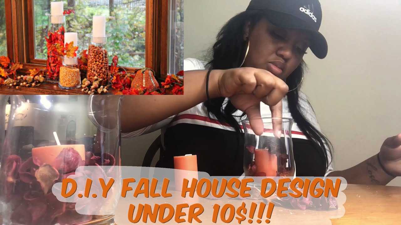 DIY FALL HOUSE DESIGN WITH ONLY 10$!!! - YouTube