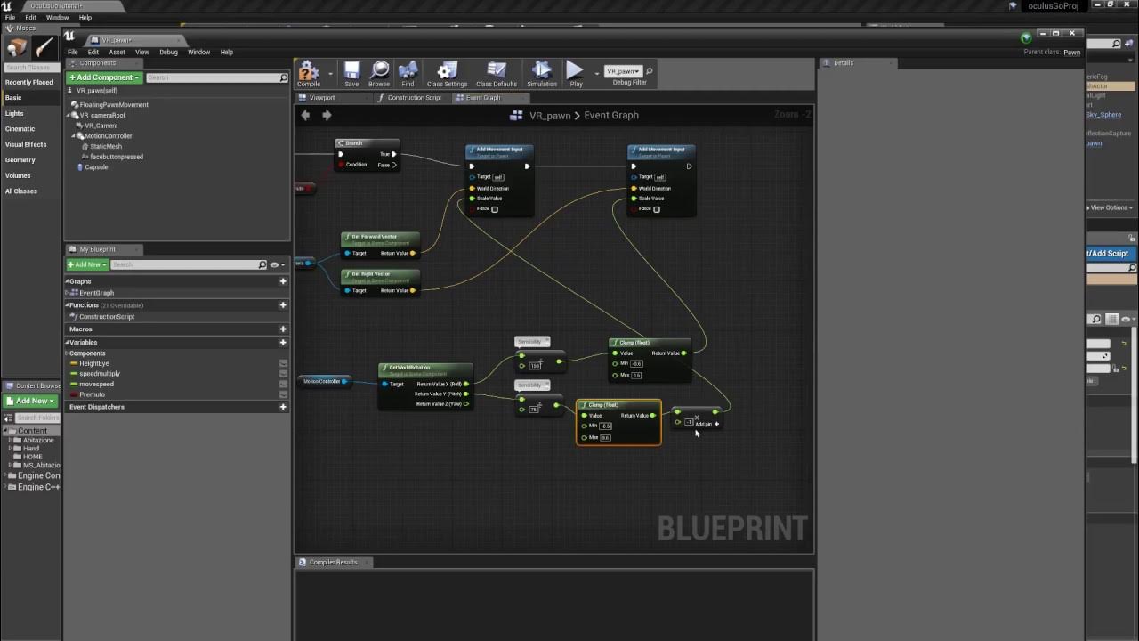 UE4 OculusGo Motion controller Movement Tutorial - YouTube
