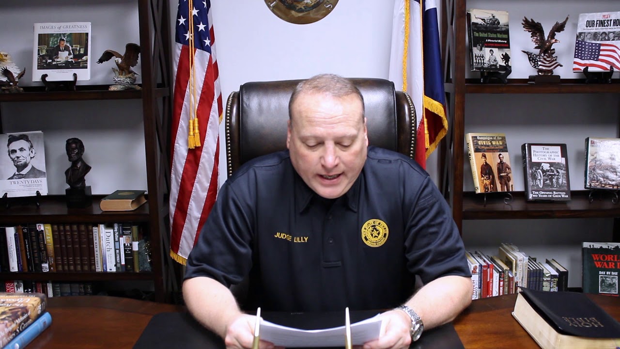 Message from County Judge Paul Lilly - July 1, 2020 - YouTube