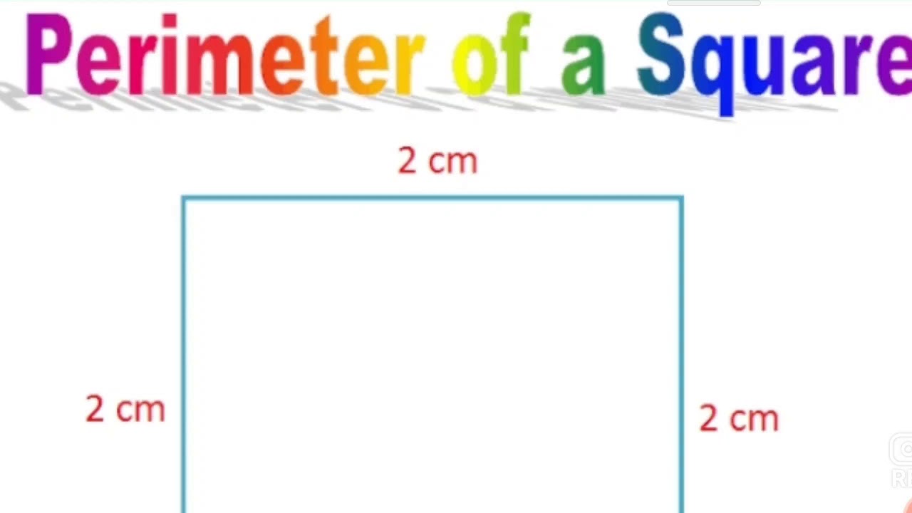 perimeter. of triangle square rectangle. for 3rd & 5th class - YouTube