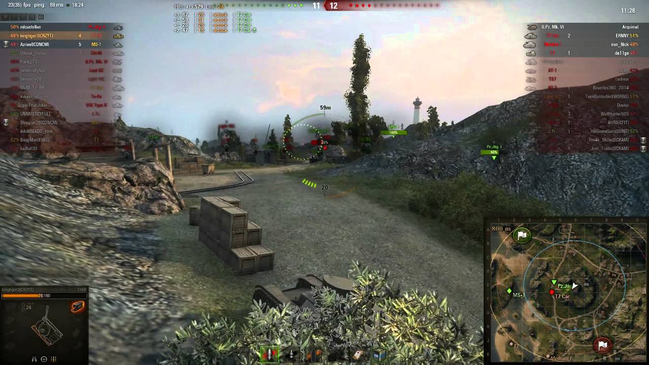 World of Tanks: T1E6, American Tier II light tank [8 kills, 929 dmg ...