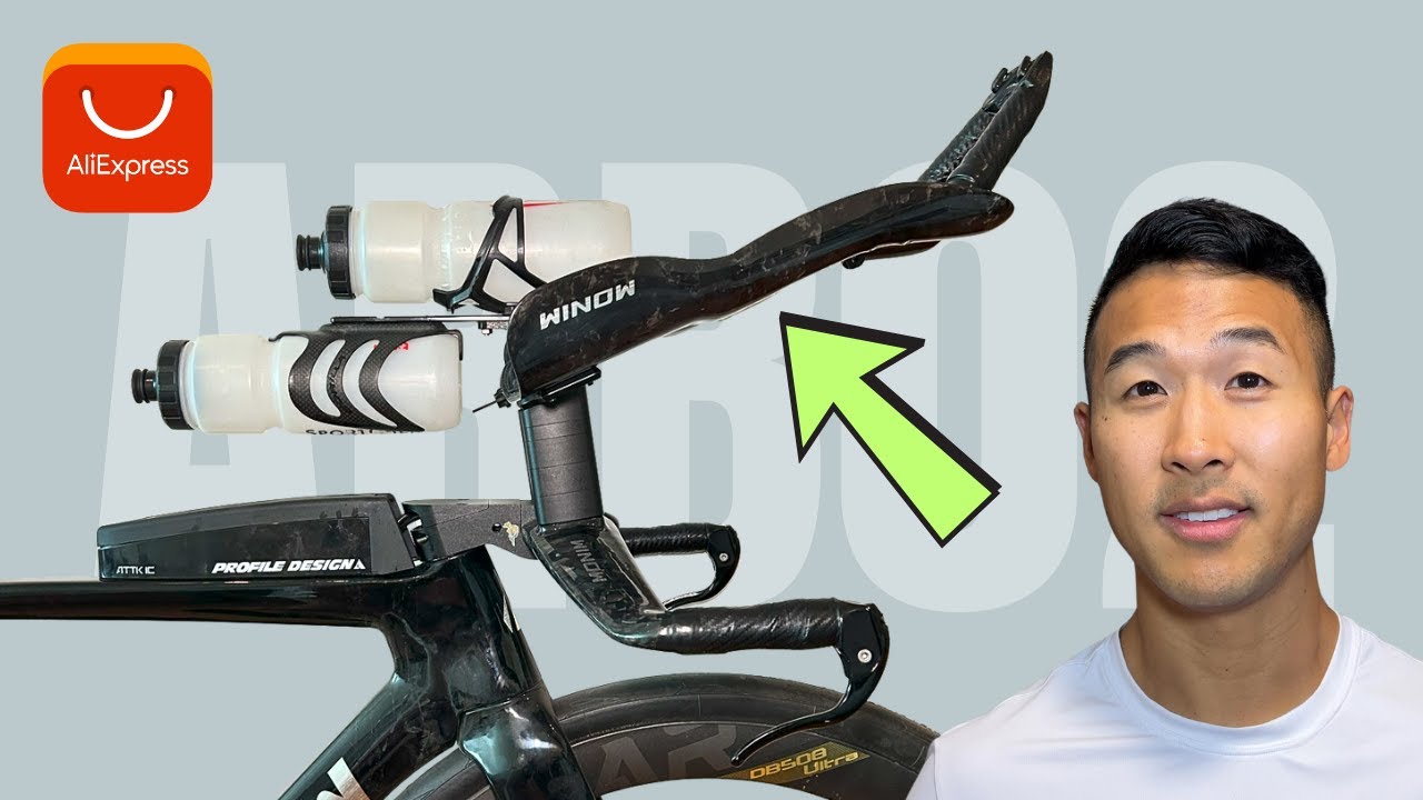Best AliExpress TT Triathlon Aerobar Armrest - Winowcycle ARB02 - YouTube