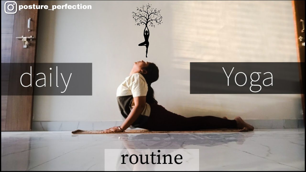 Daily yoga routine/ 10 min yoga routine for beginners/ how to start ...